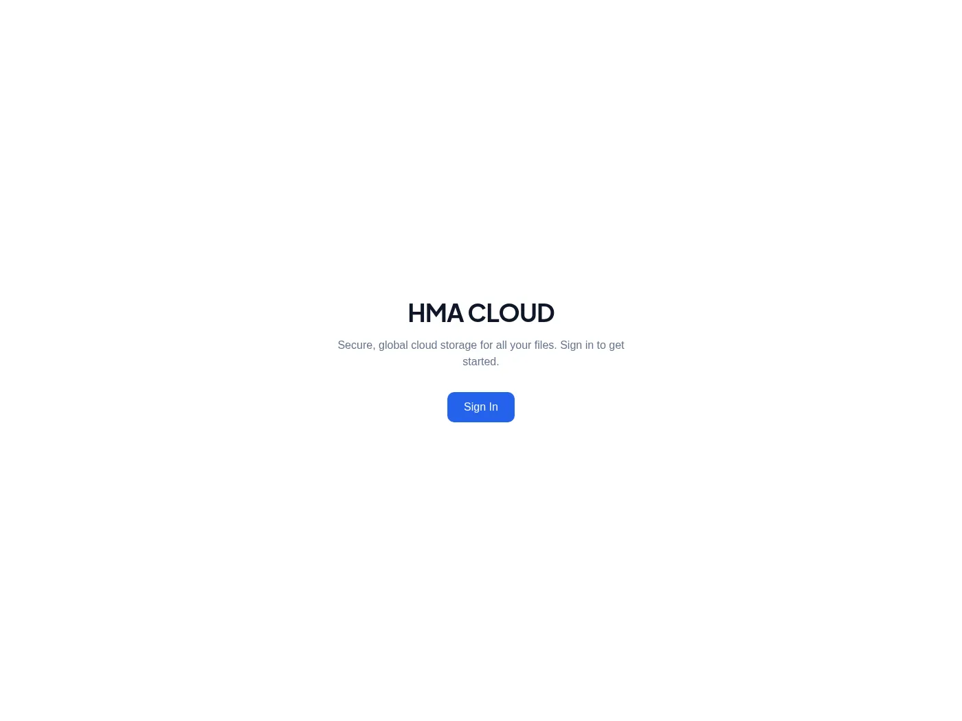 HMA Cloud Drive