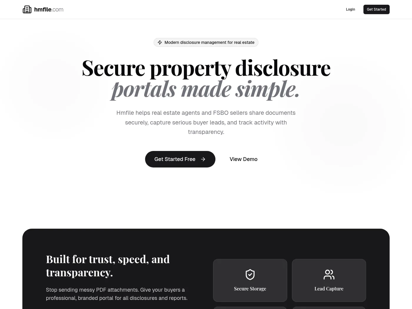 Hmfile Real Estate Portal