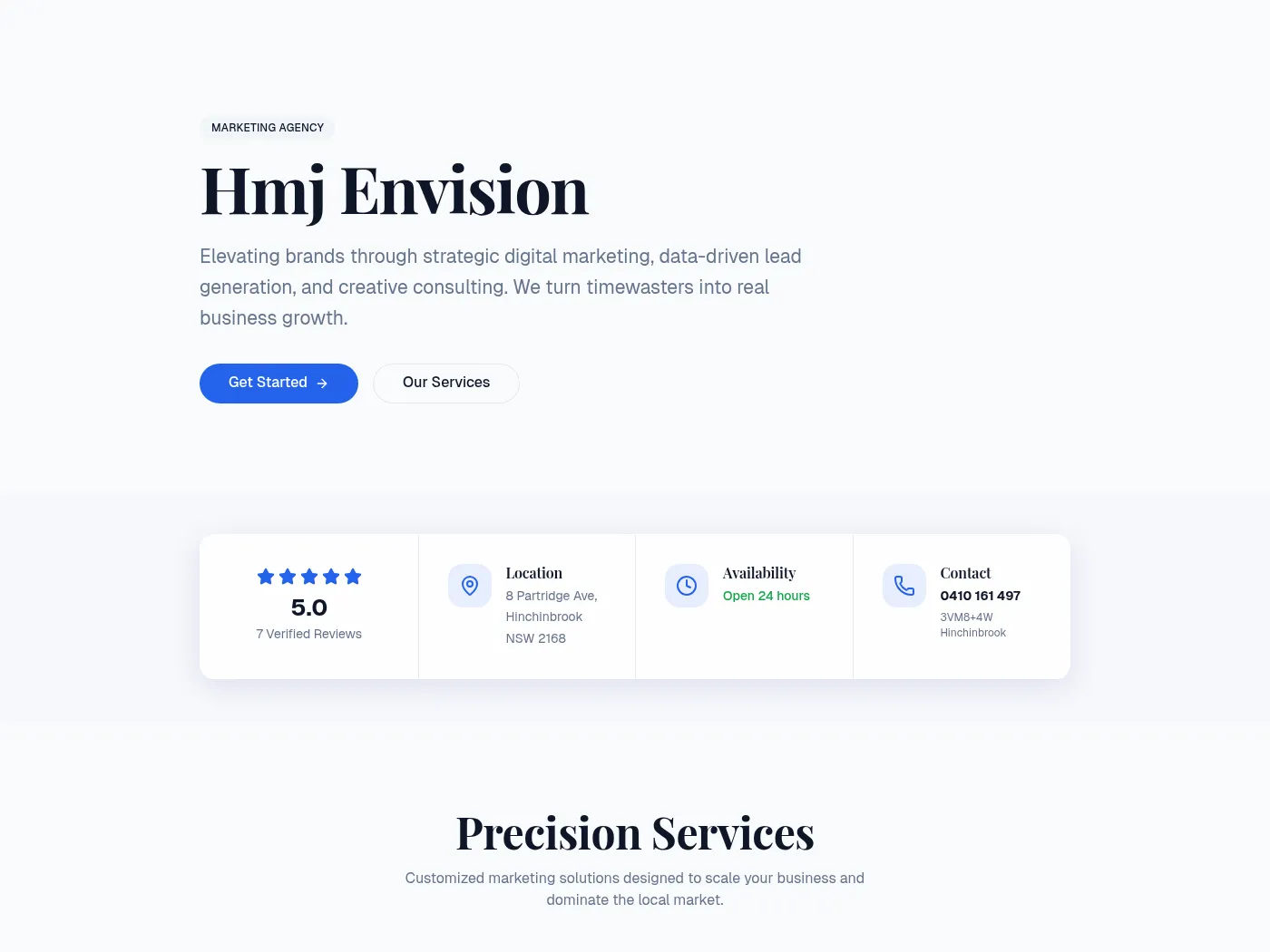 Hmj Envision Profile Page