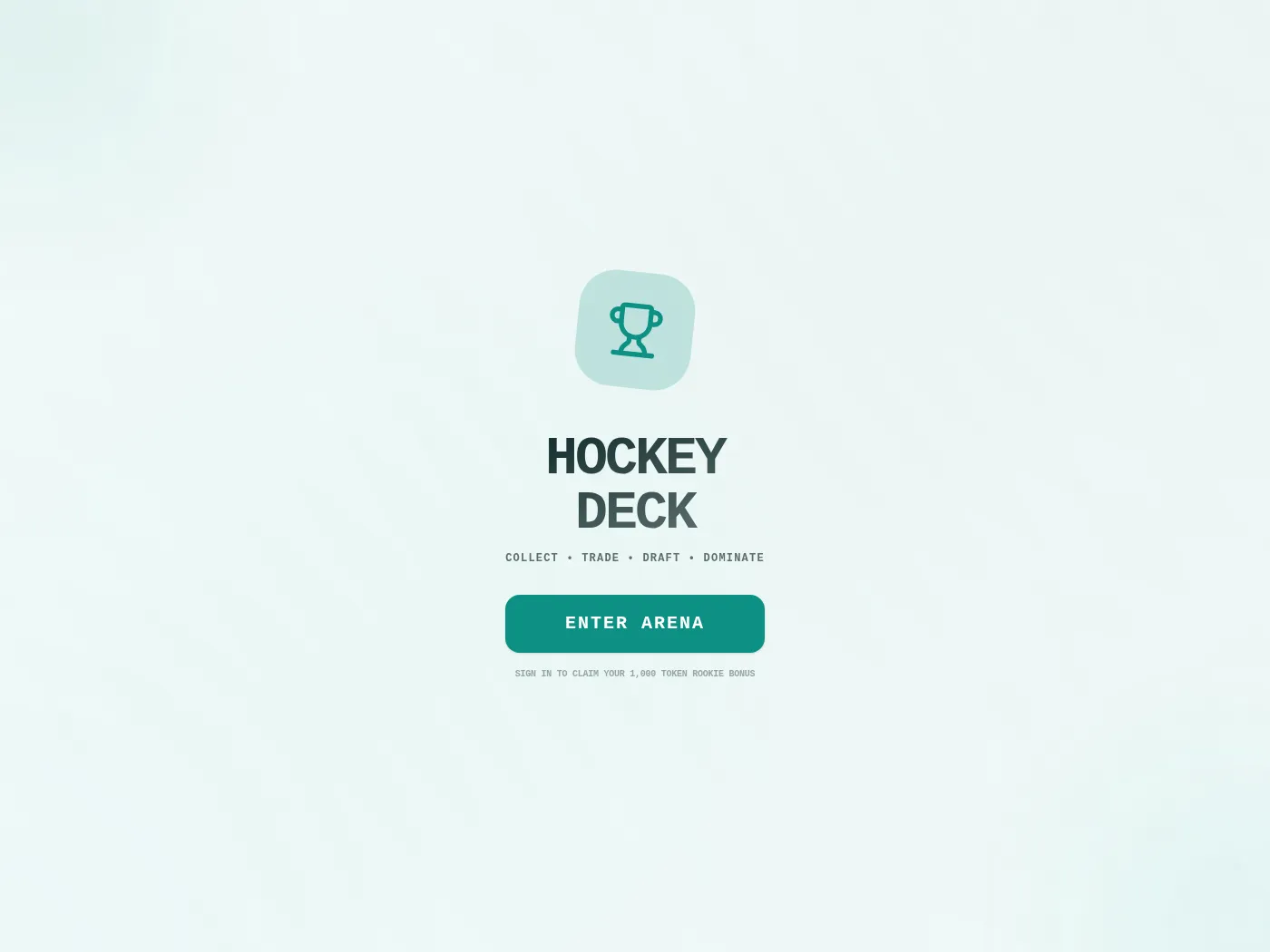 Hockey Deck Mini App