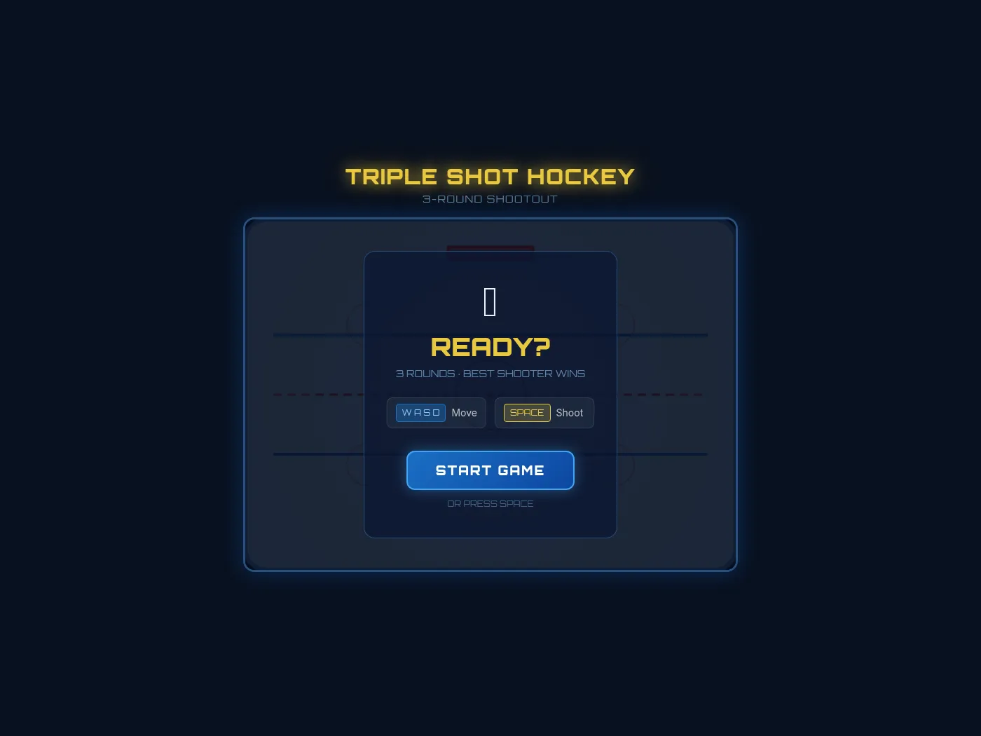 Triple Shot Hockey Game