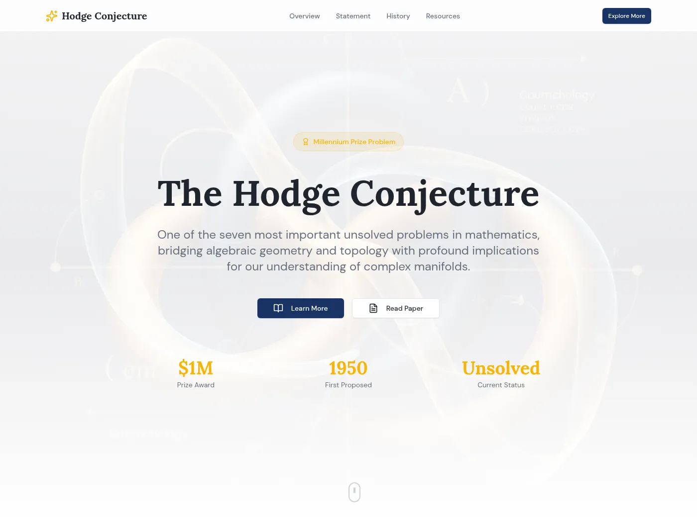 Hodge Conjecture Landing