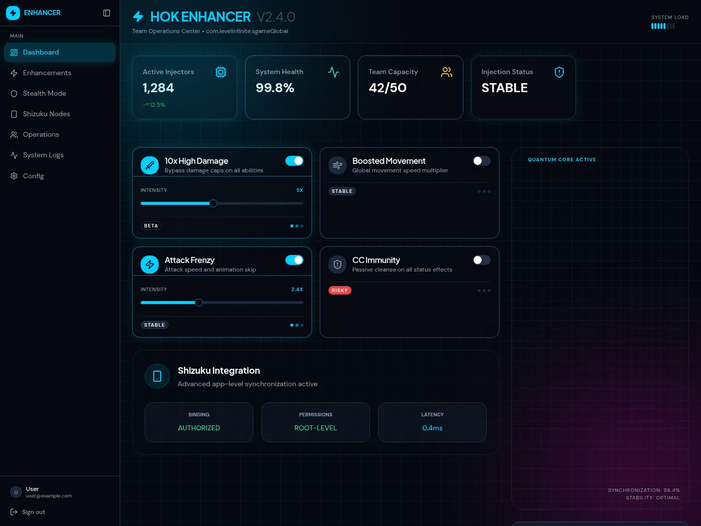 HoK Enhancement Injector