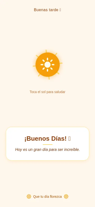 Hola Buenos Días