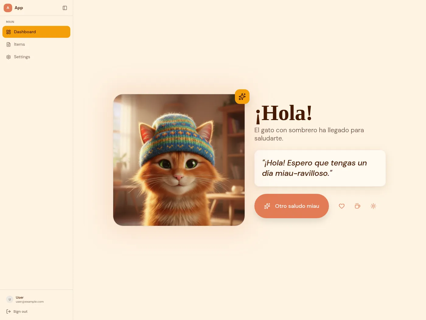 Hola Greeting App