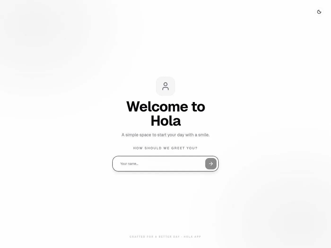 Hola Greeting App