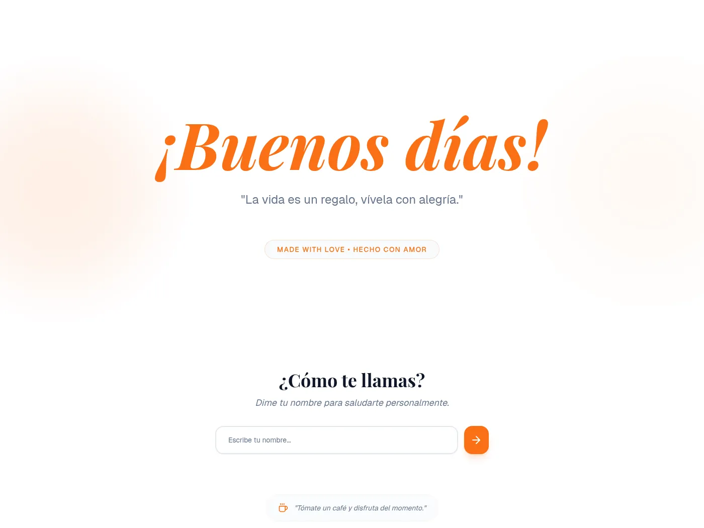 Hola Greet App