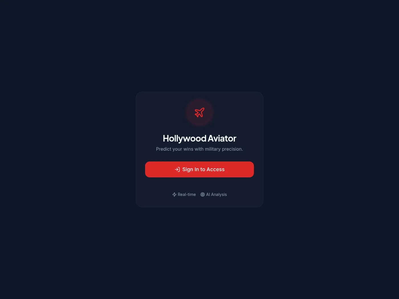 Hollywood Aviator Predictor