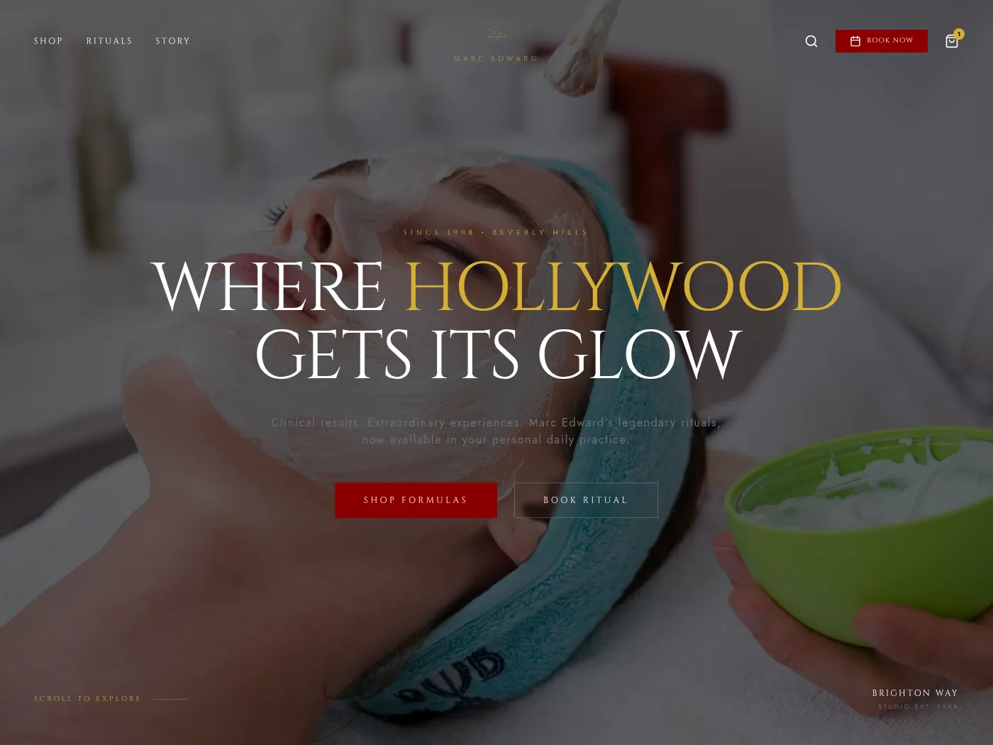 Hollywood Glow Website