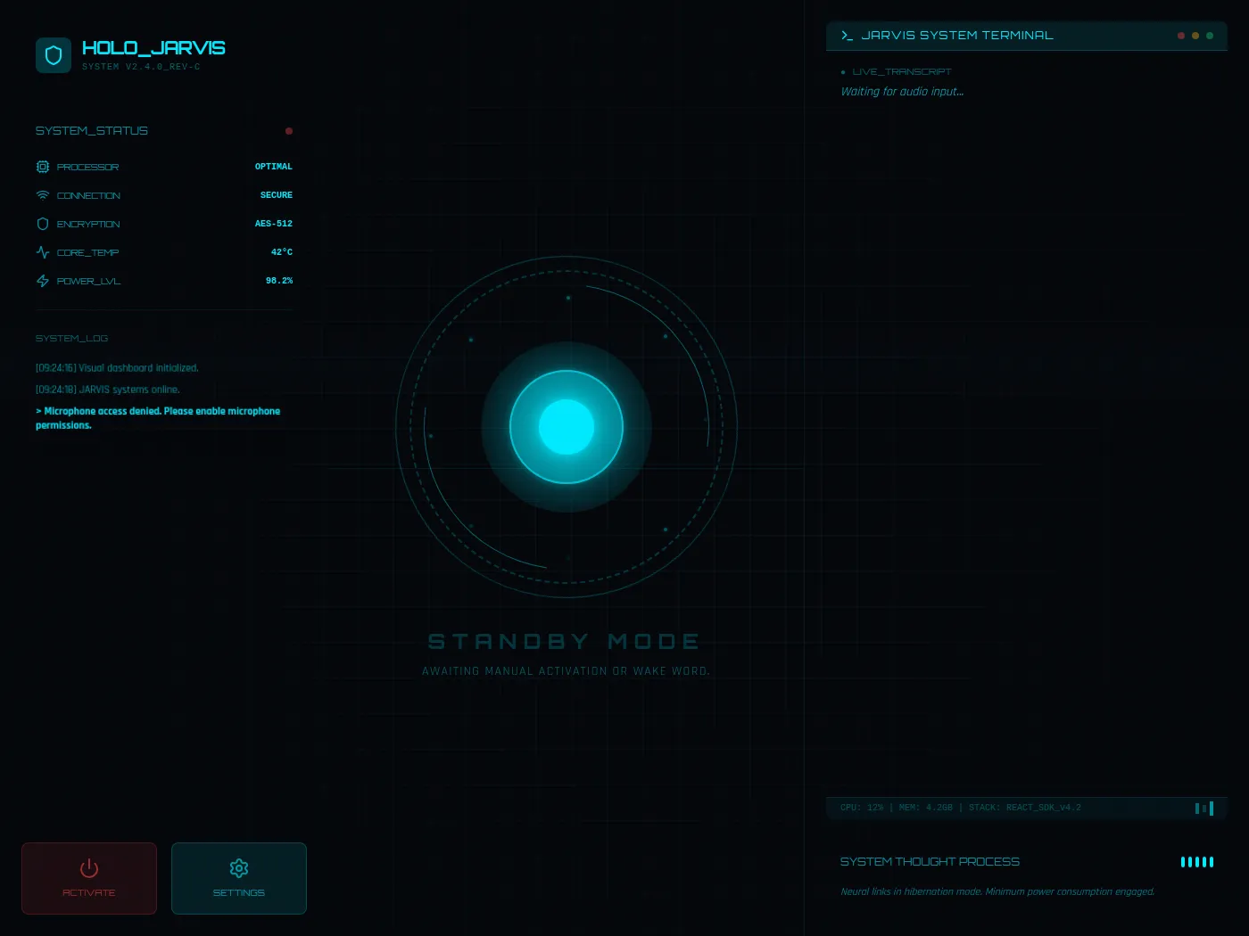 HoloJarvis Voice AI