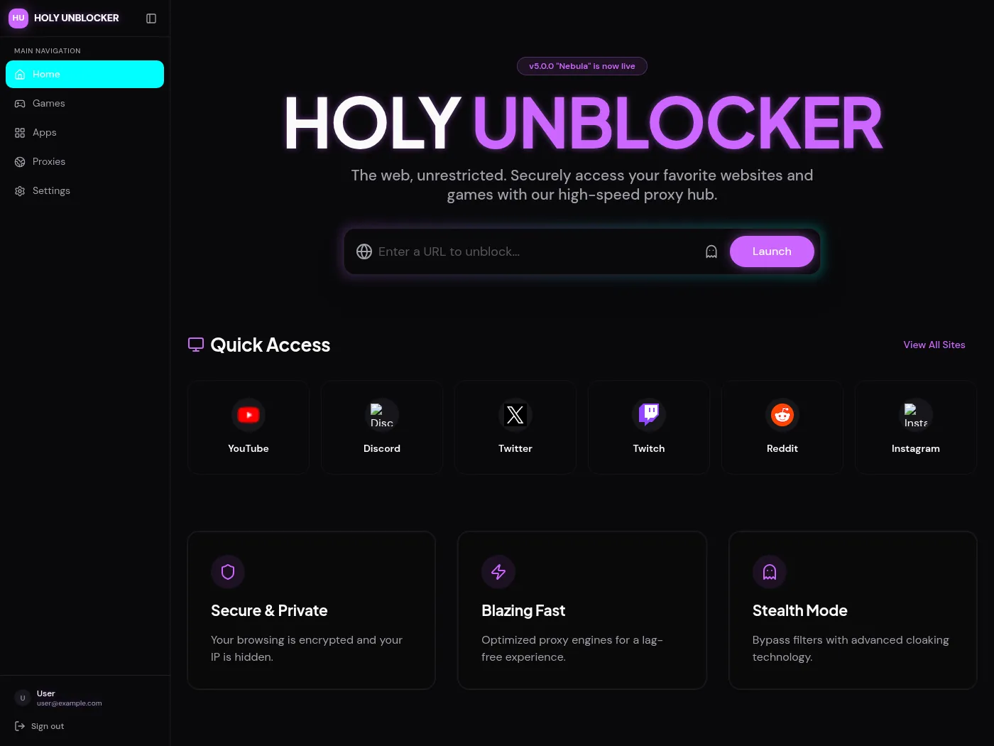 Holy Unblocker Hub