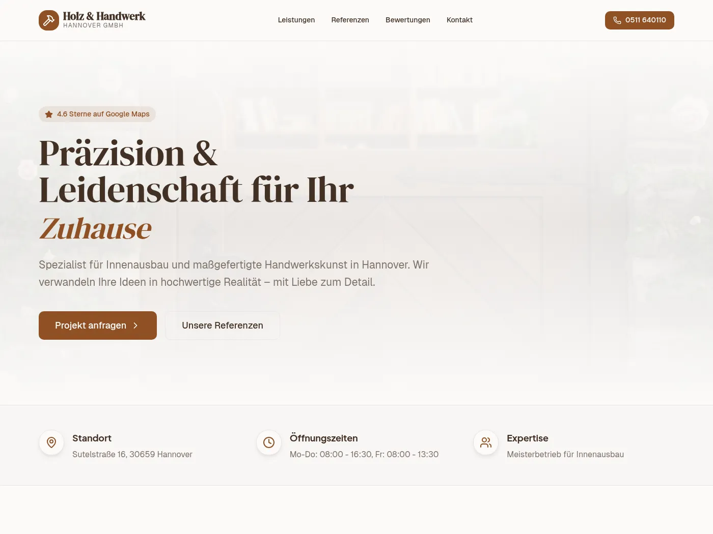 Holz & Handwerk Showcase