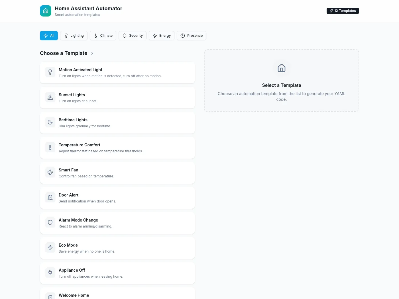 Home Assistant Automator