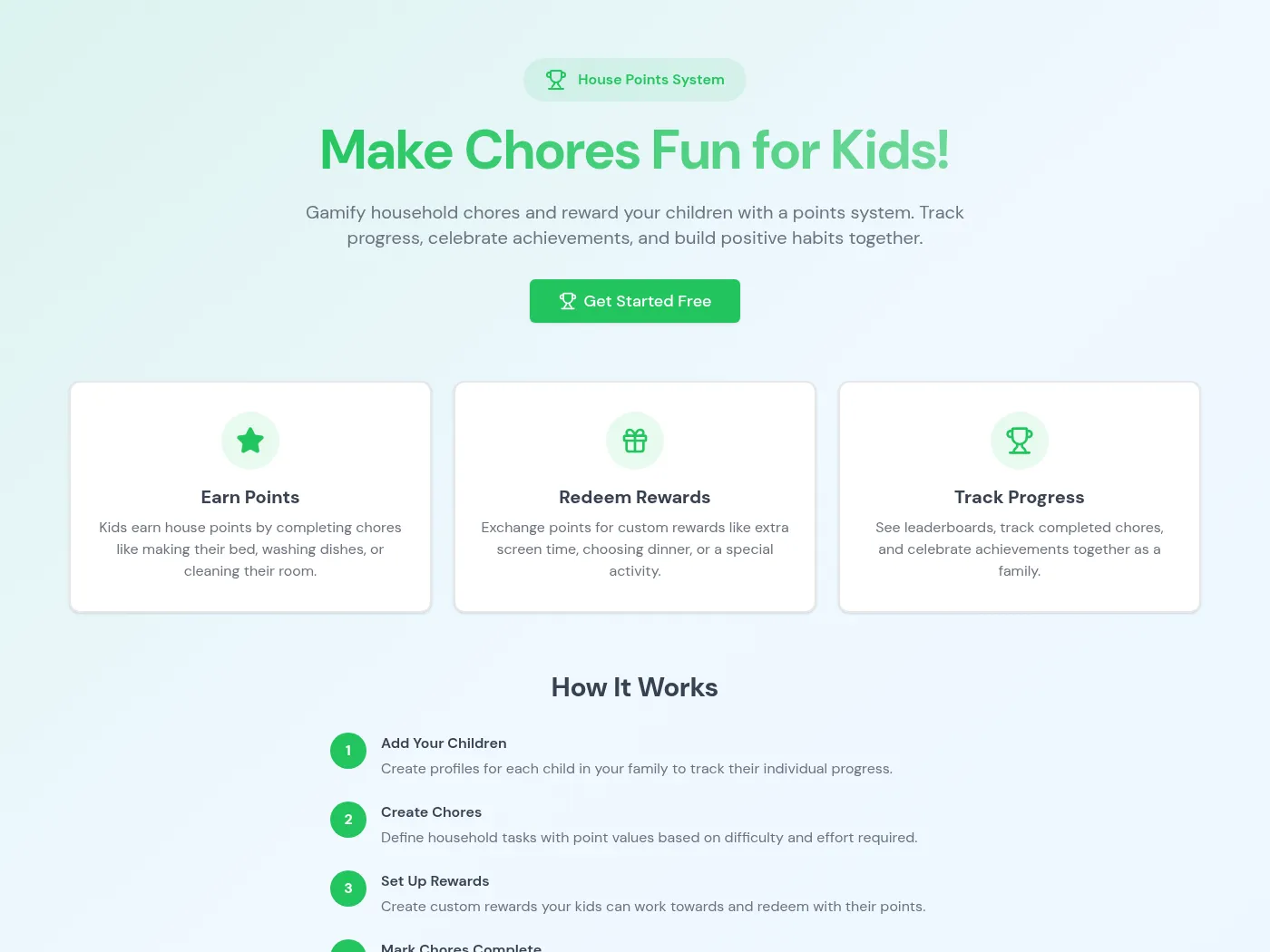 Home Chores Gamification App for Kids (Remix)