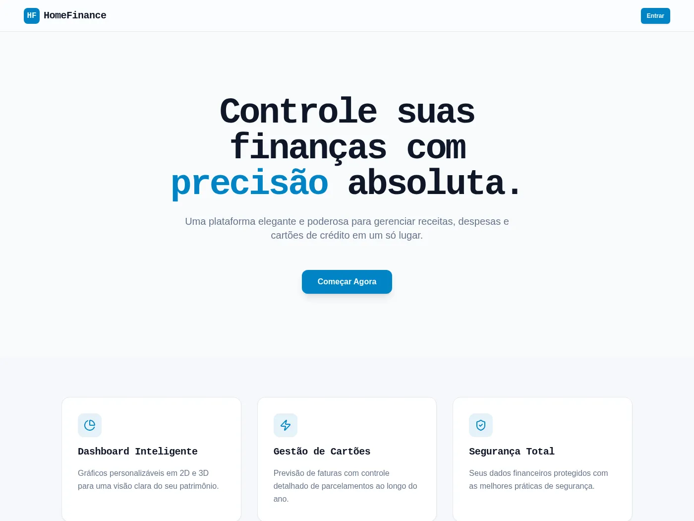 Home Finance Dashboard