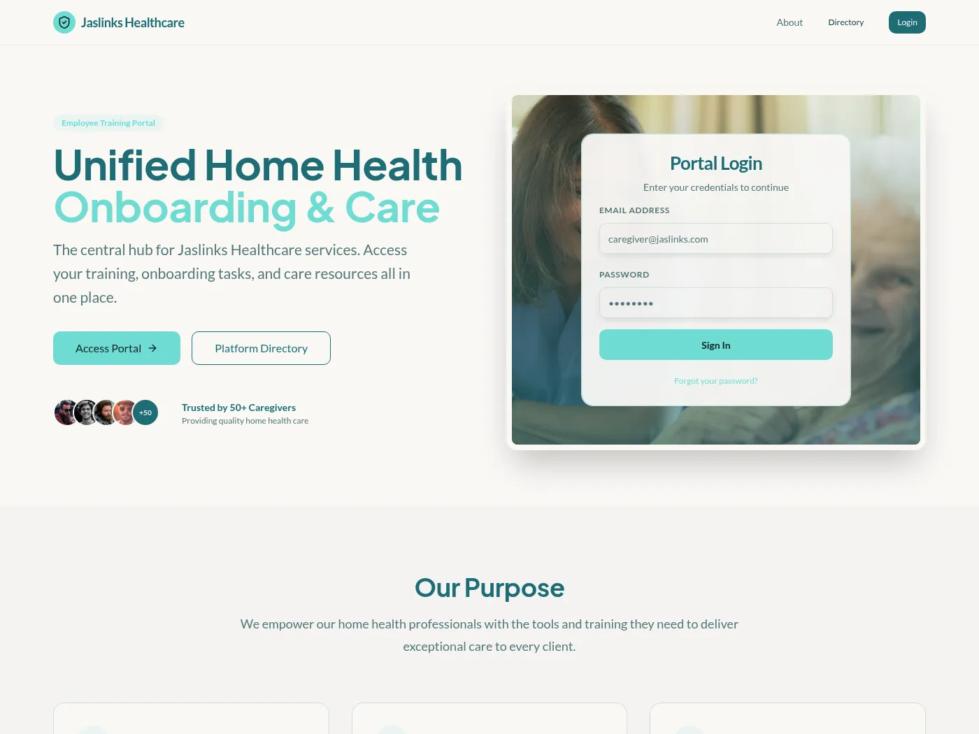 Home Health Onboarding Hub
