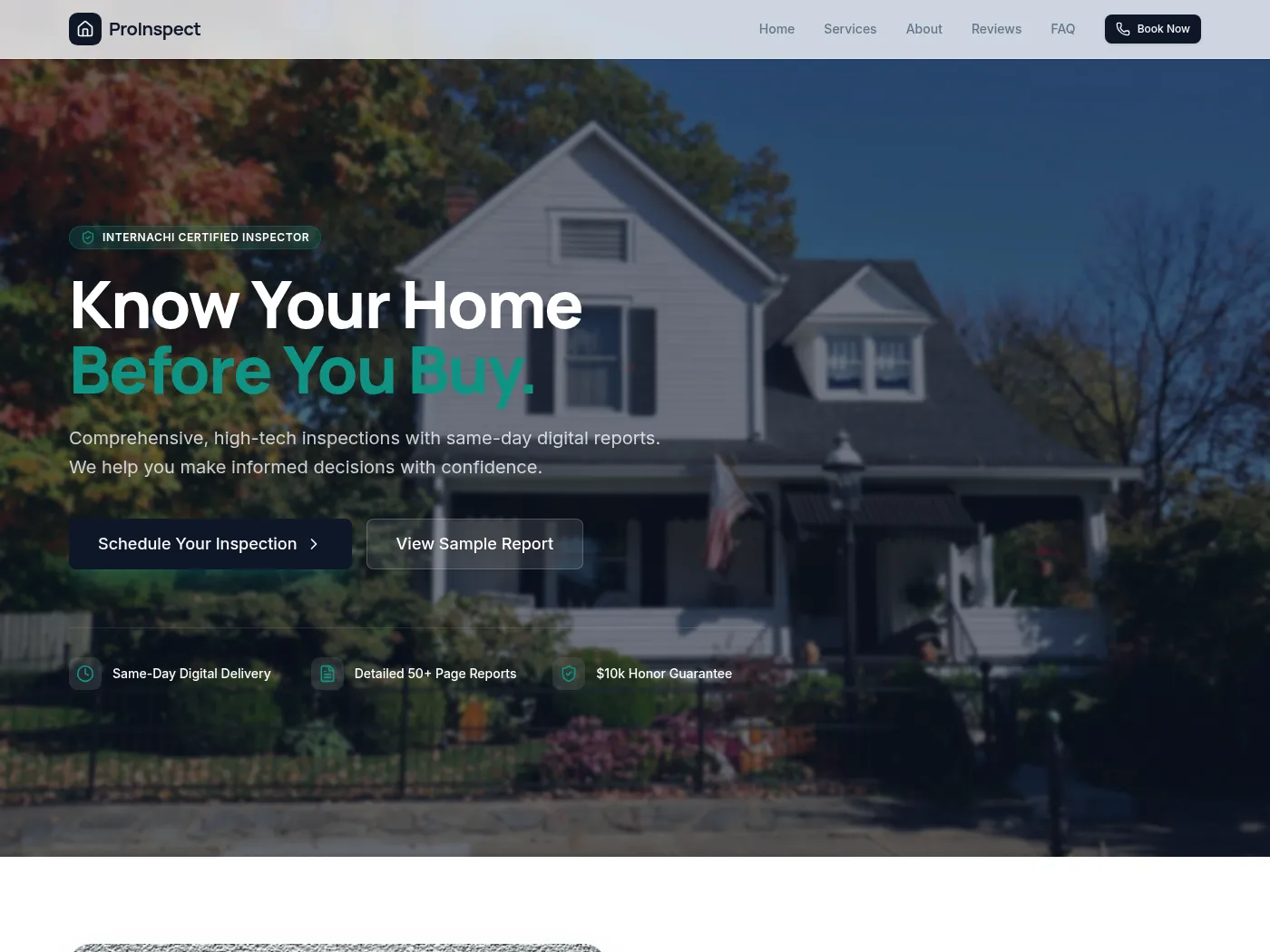 Home Inspector Site