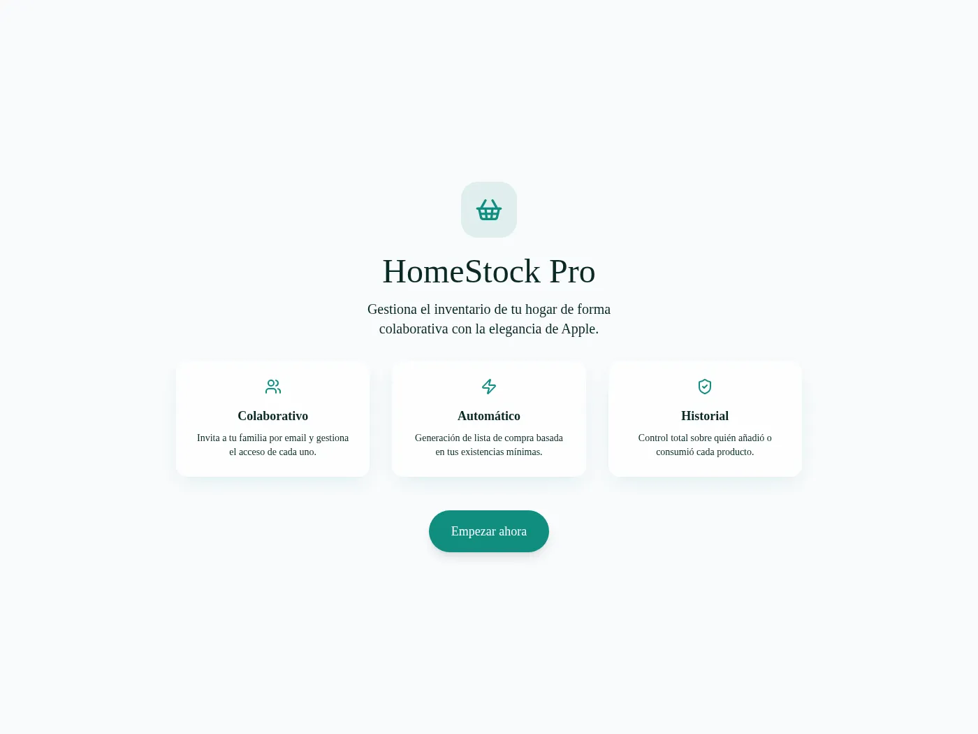 HomeStock Pro