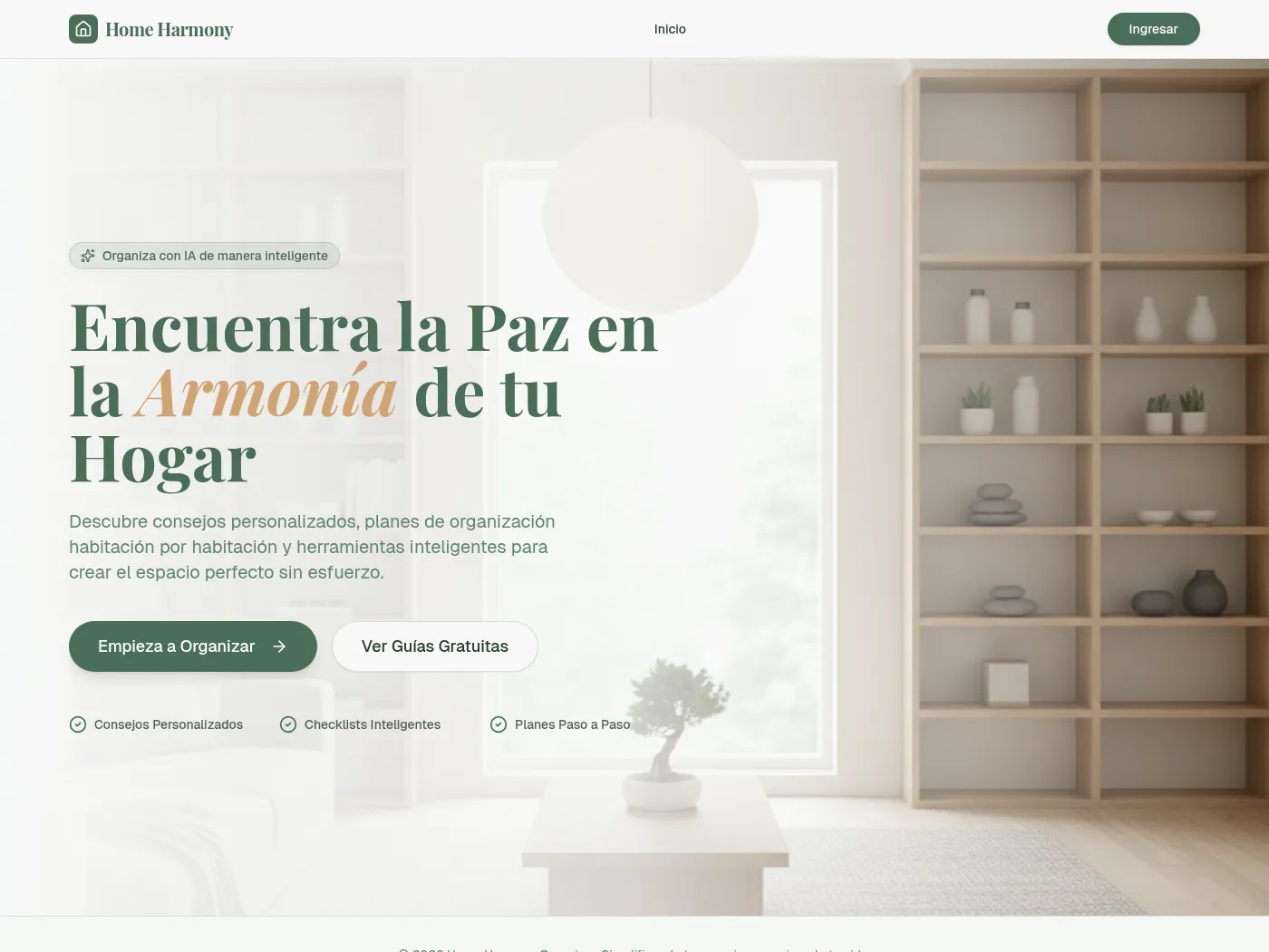 Home Harmony Organizer