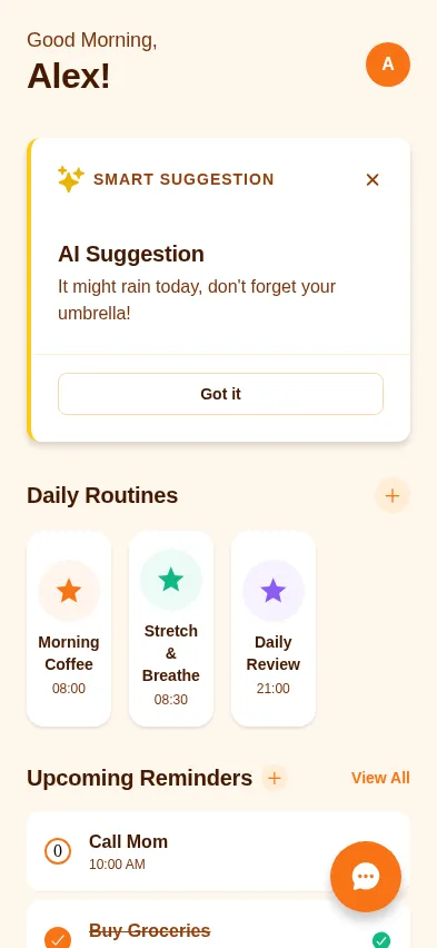 Home Screen Assistant