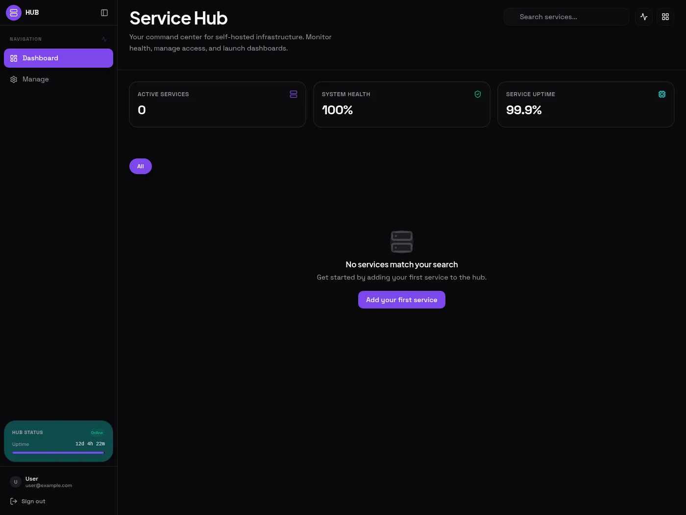 Home Server Dashboard