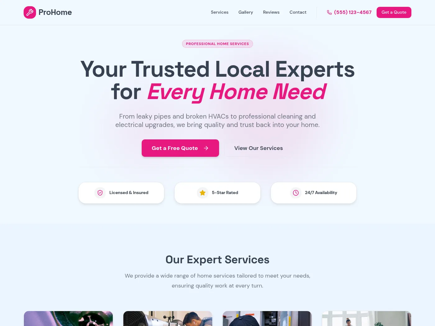 ProHome Services Site