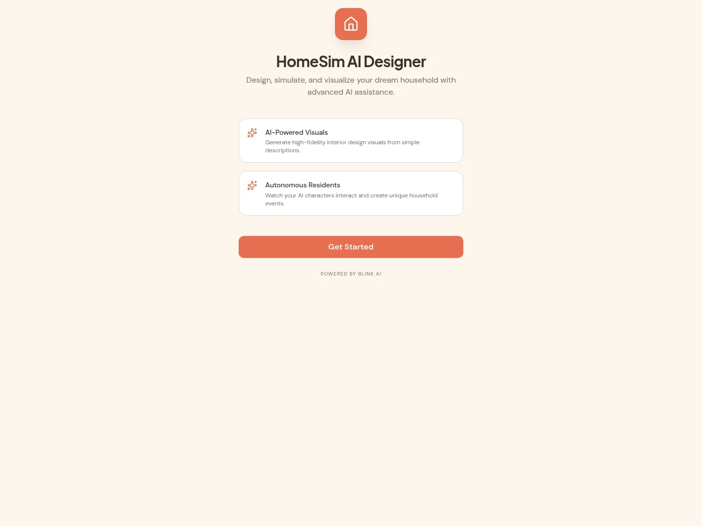 HomeSim AI Designer
