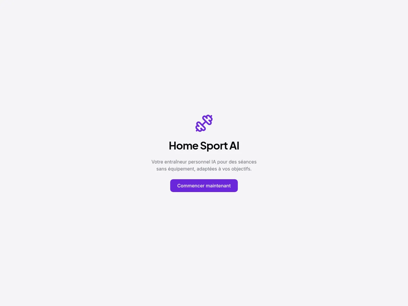 Home Sport AI Coach