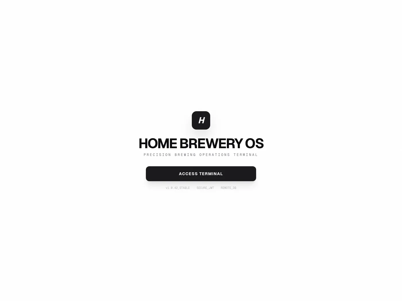 Home Brewery OS