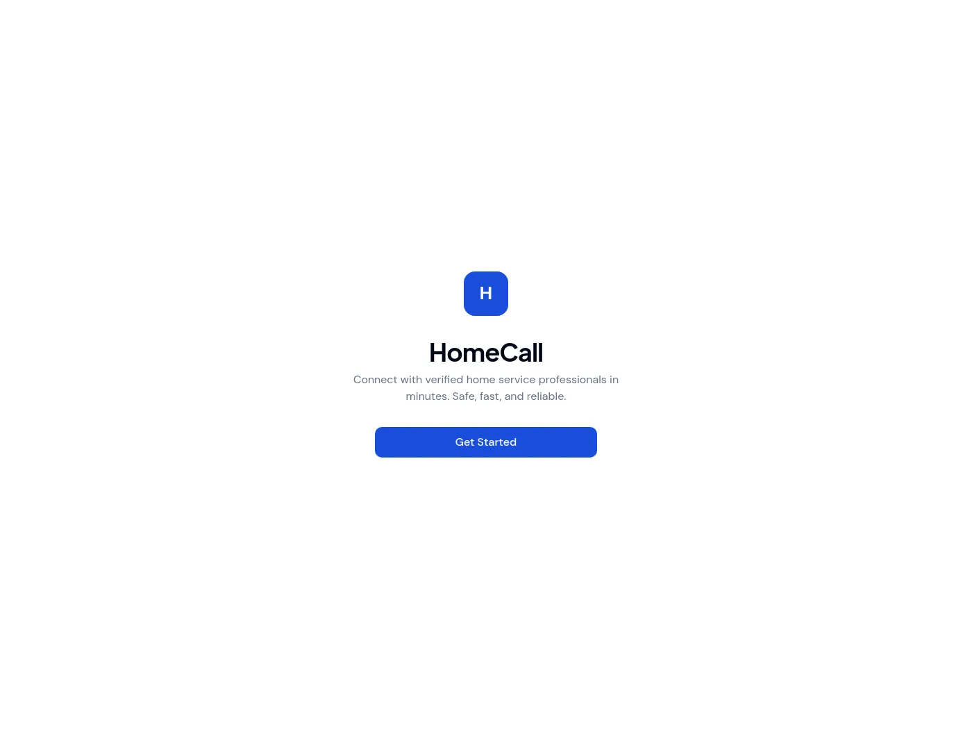HomeCall Marketplace App