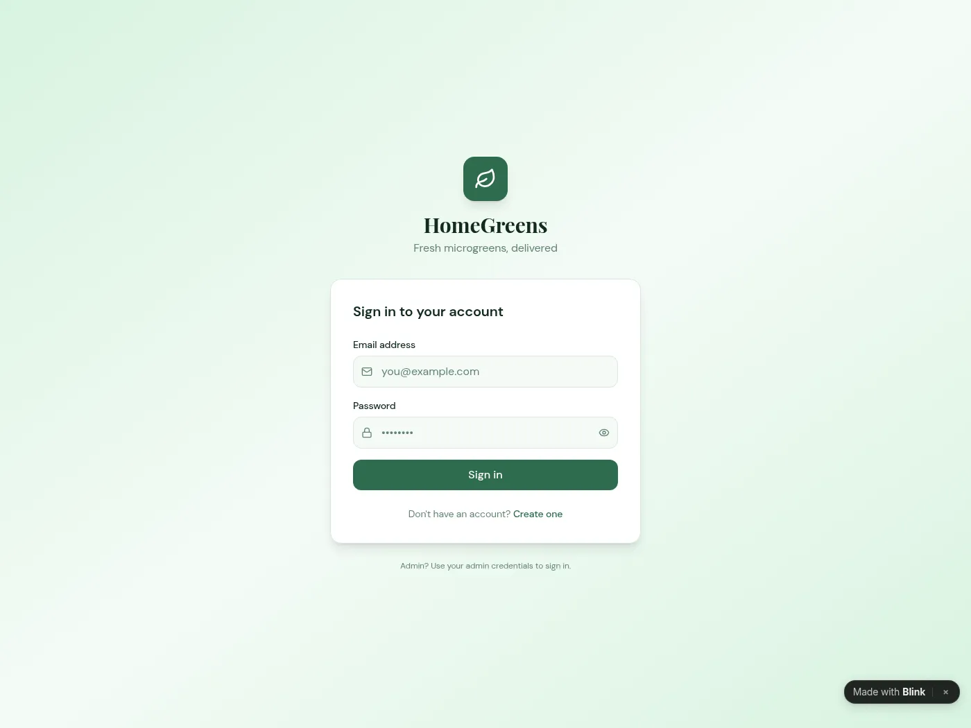 HomeGreens Platform