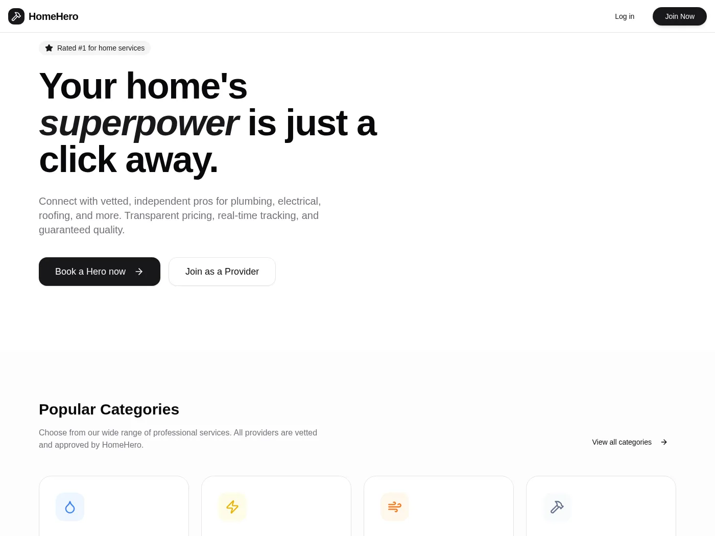 HomeHero Marketplace