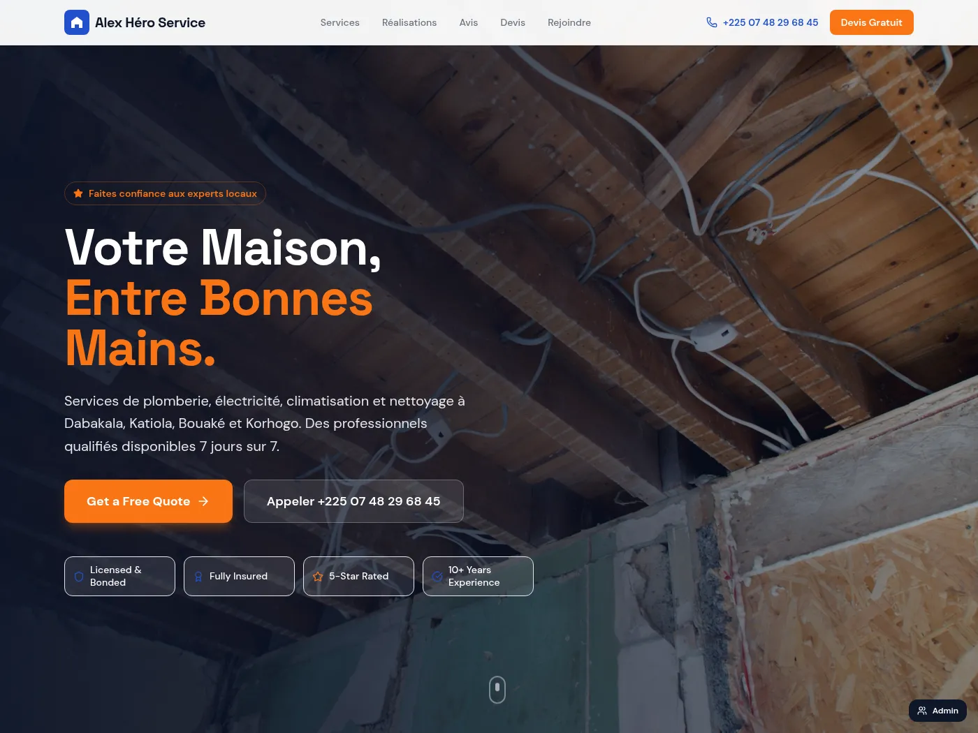 HomeHero Services Site