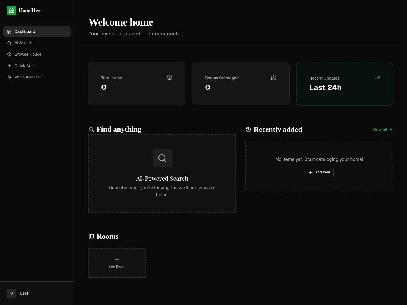 HomeHive Organizer