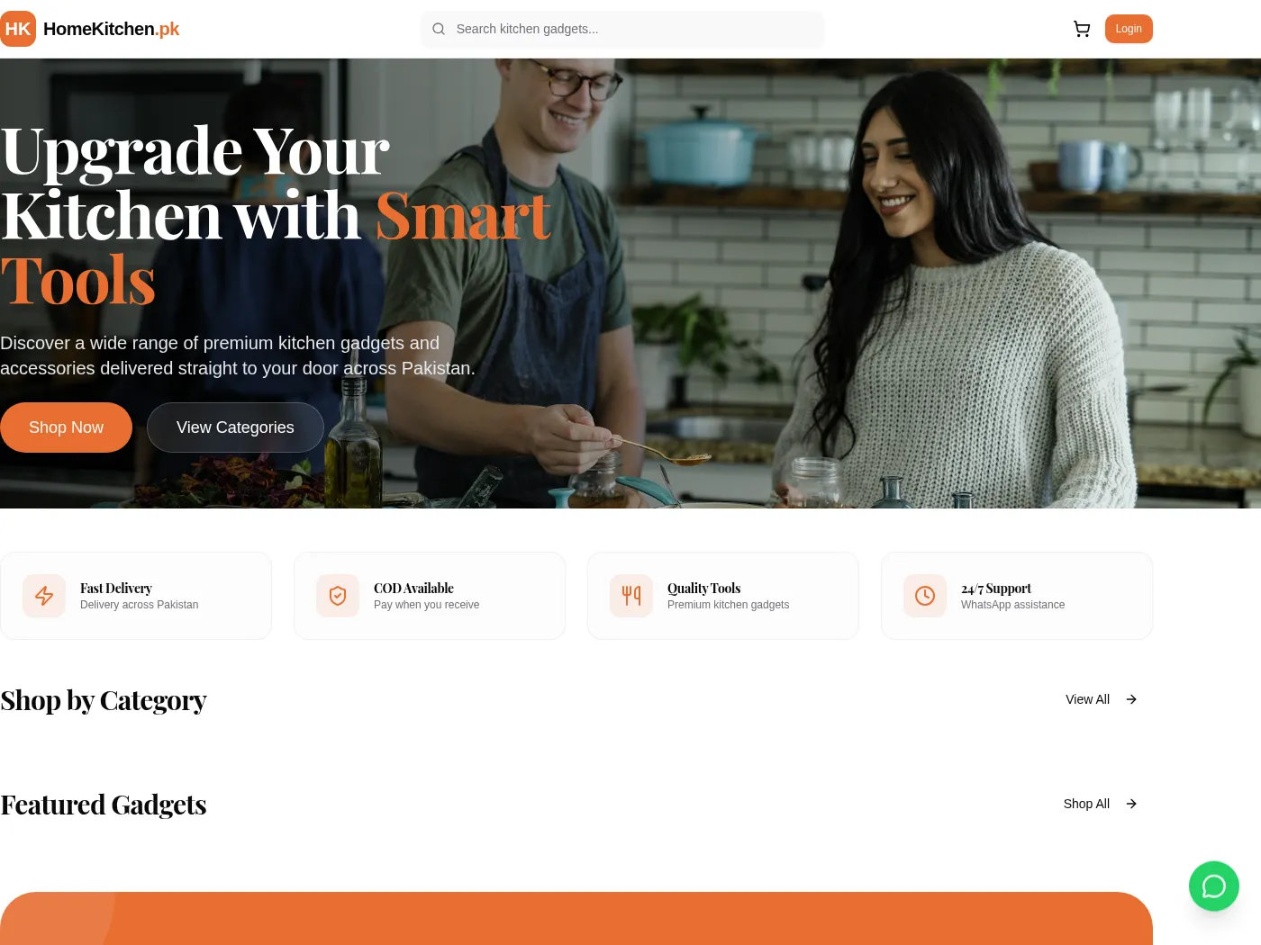 HomeKitchen.pk E-Commerce