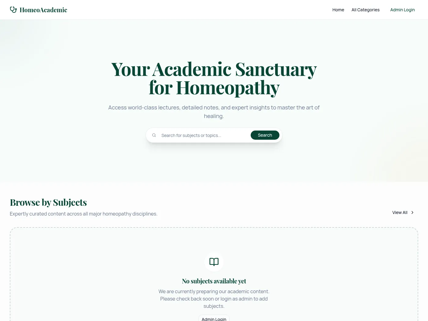Homeopathy Notes Portal