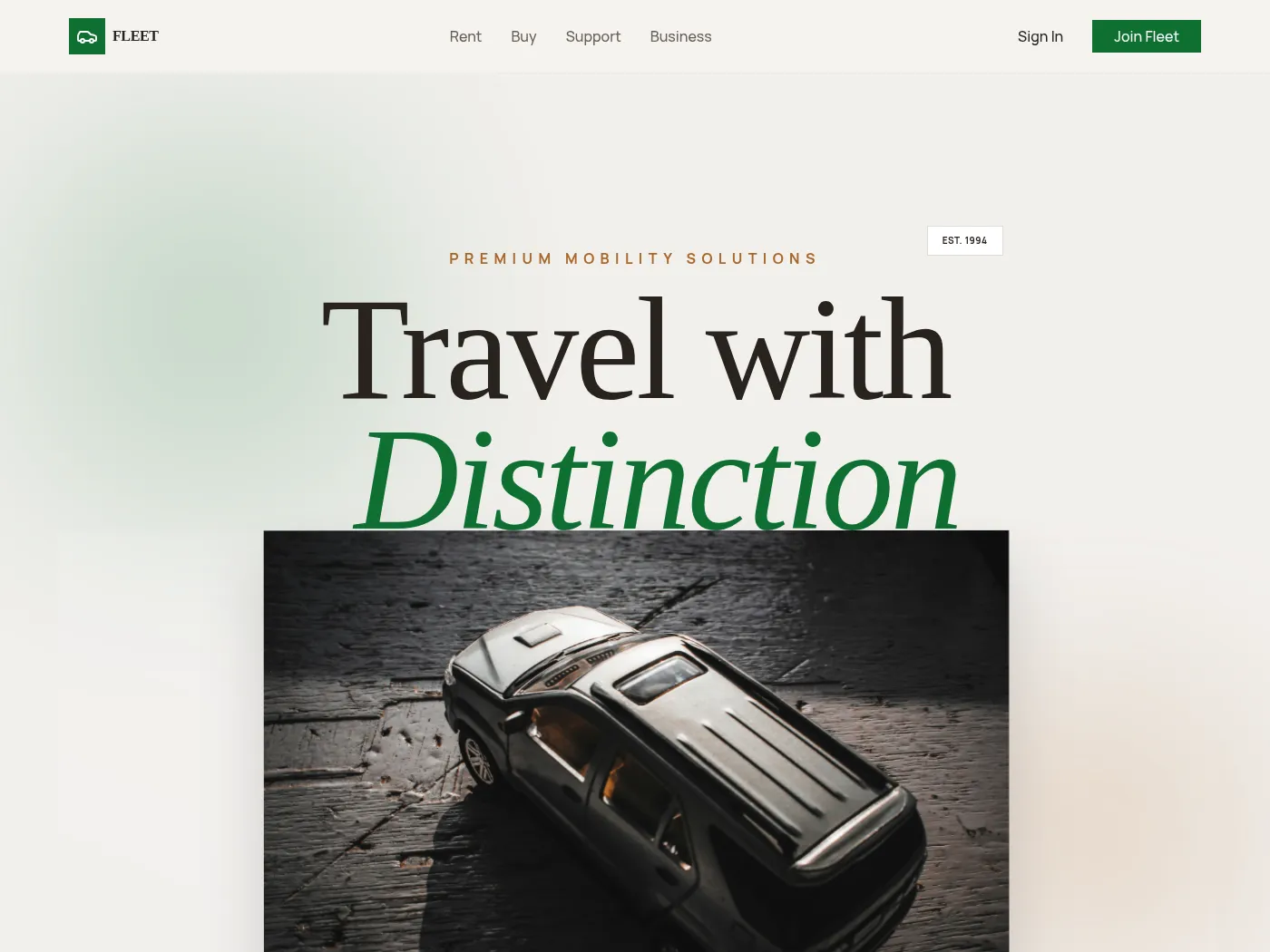 Fresh Homepage Revamp