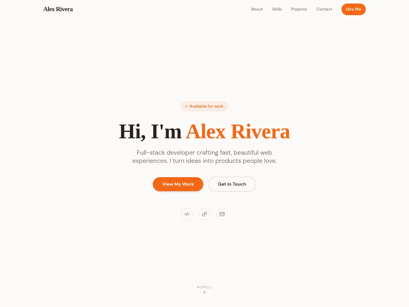 Simple Homepage Starter