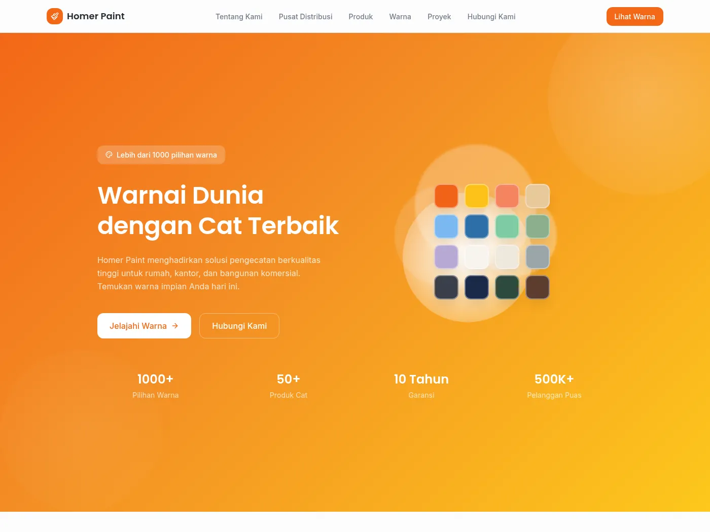 Homer Paint Website