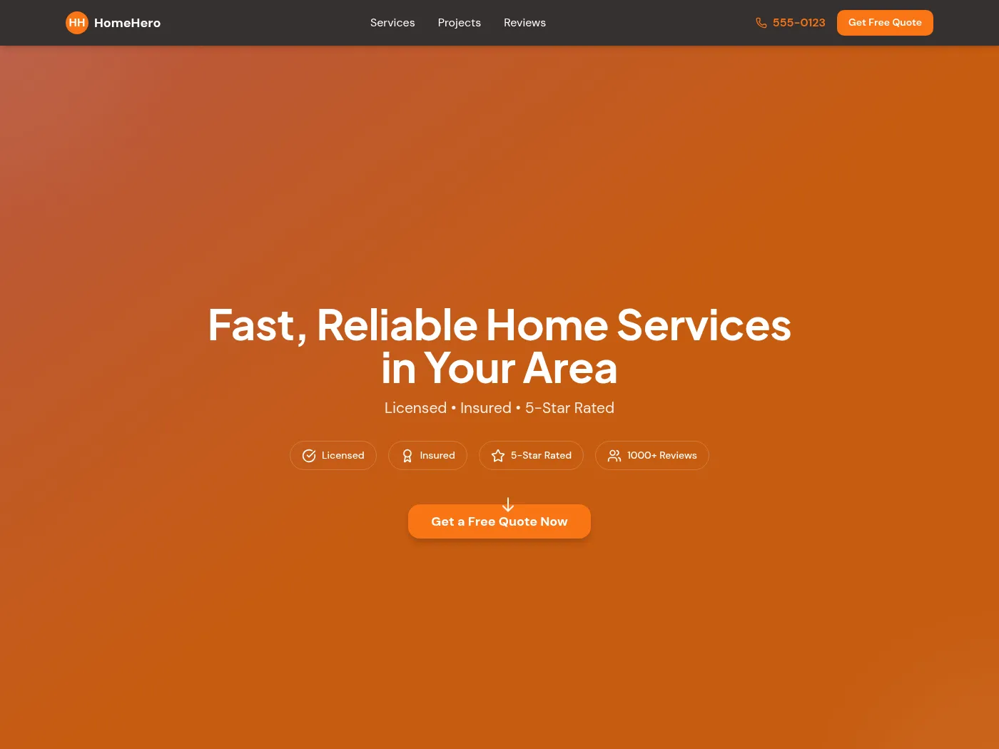 HomeHero Services Site