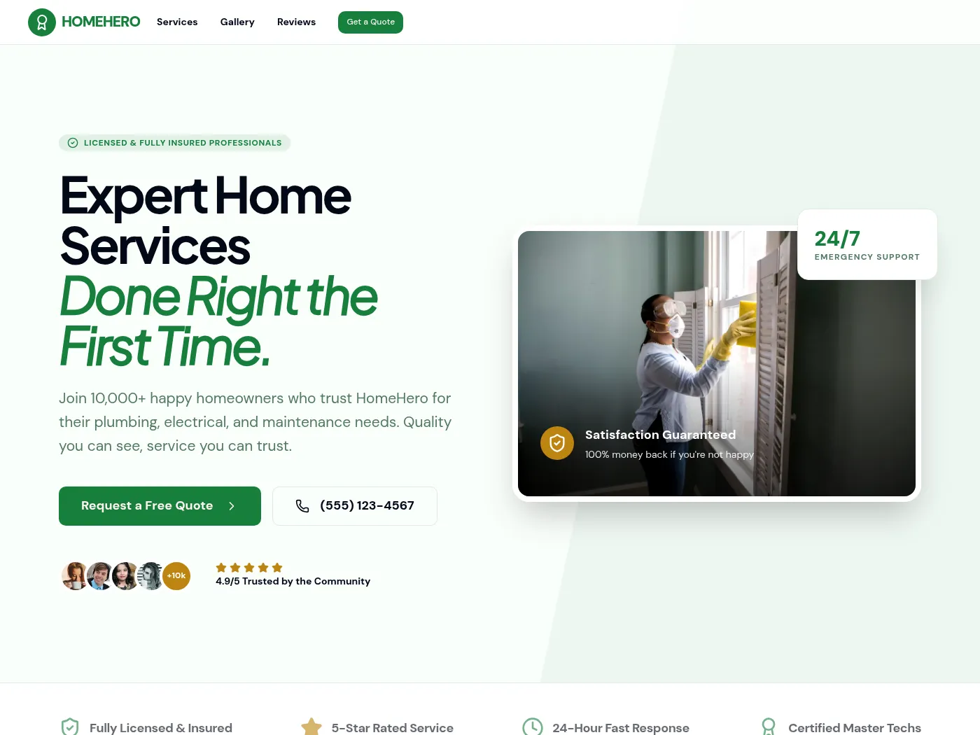 HomeHero Services Site