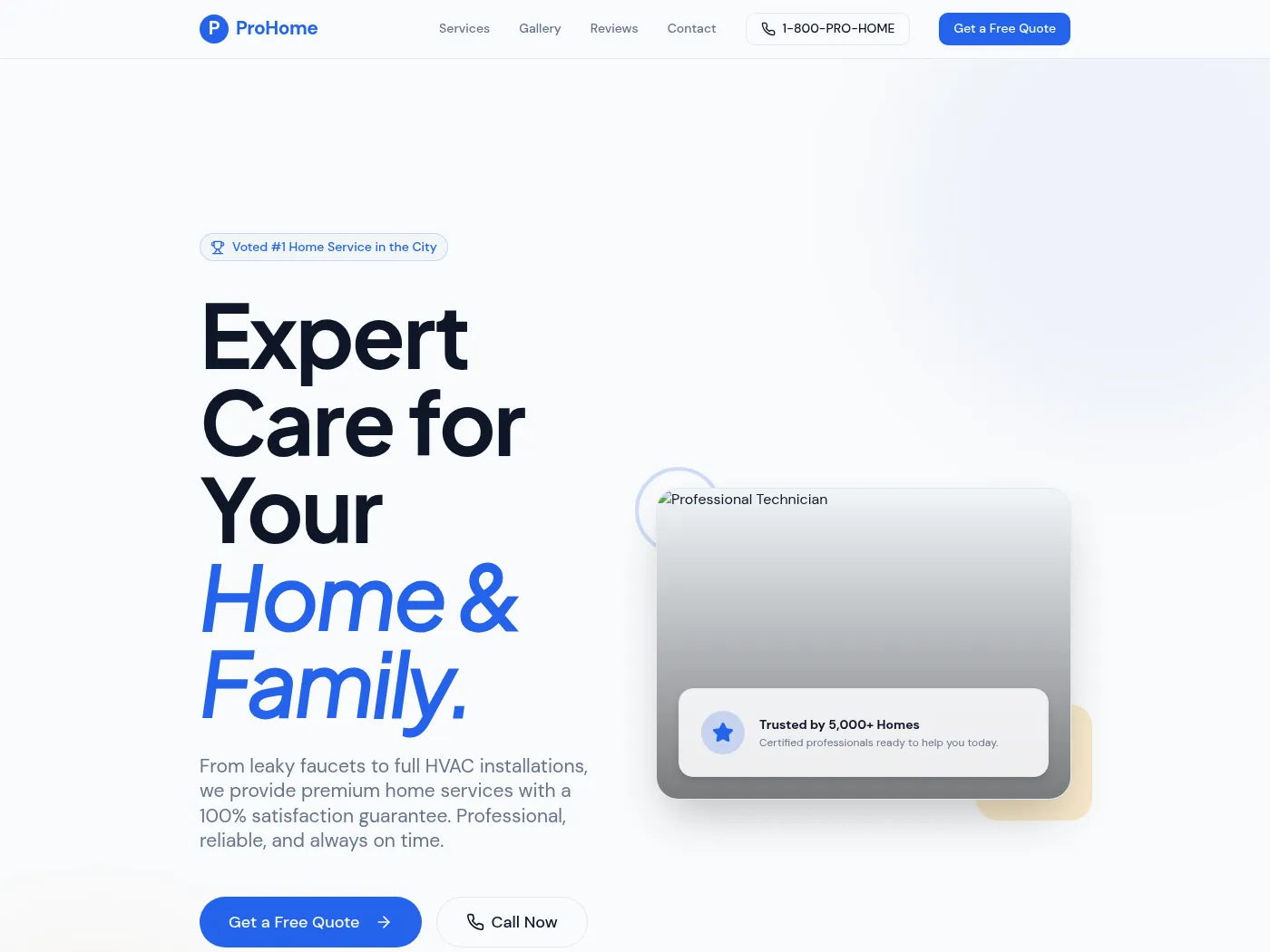 ProHome Services Site