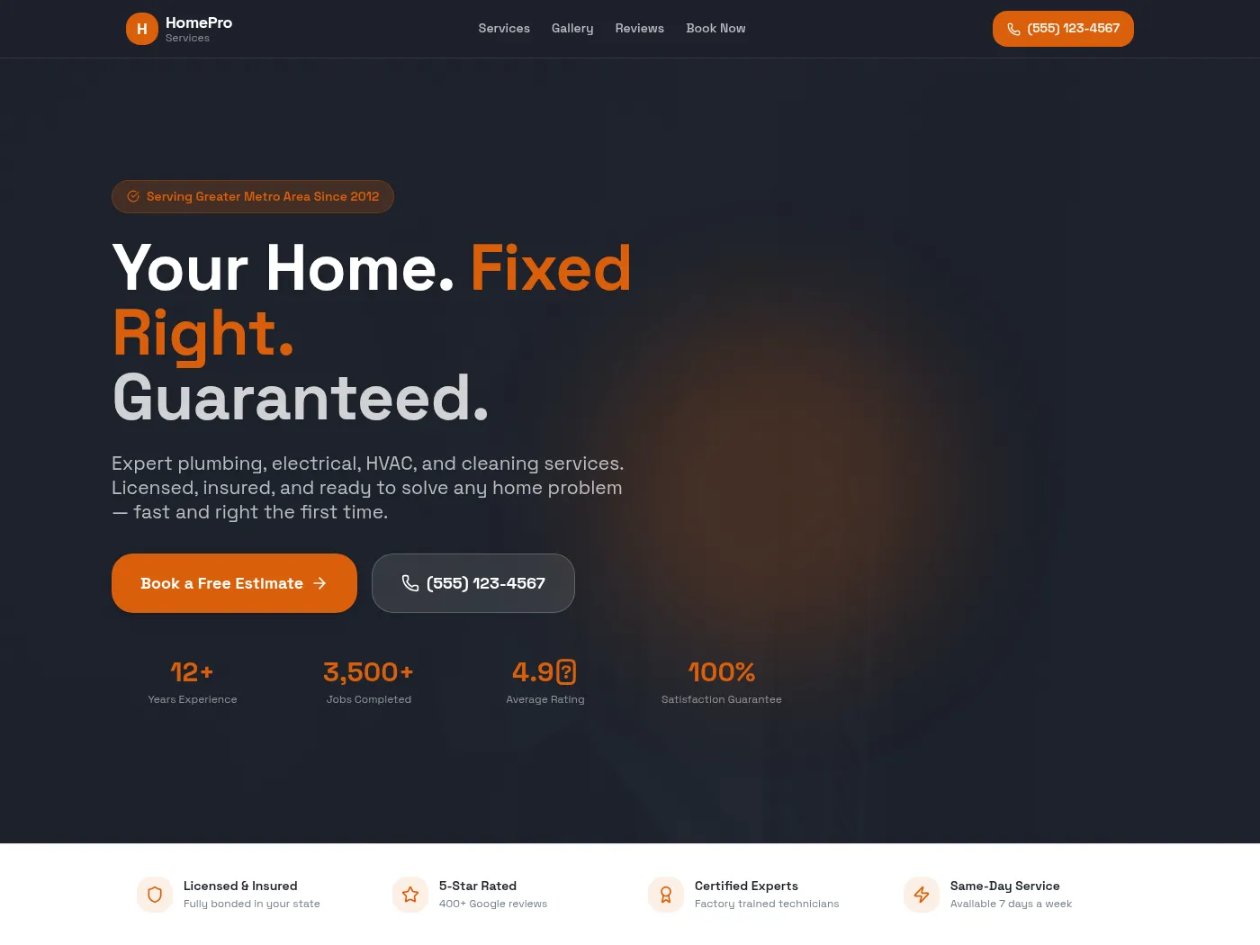 HomePro Service Site