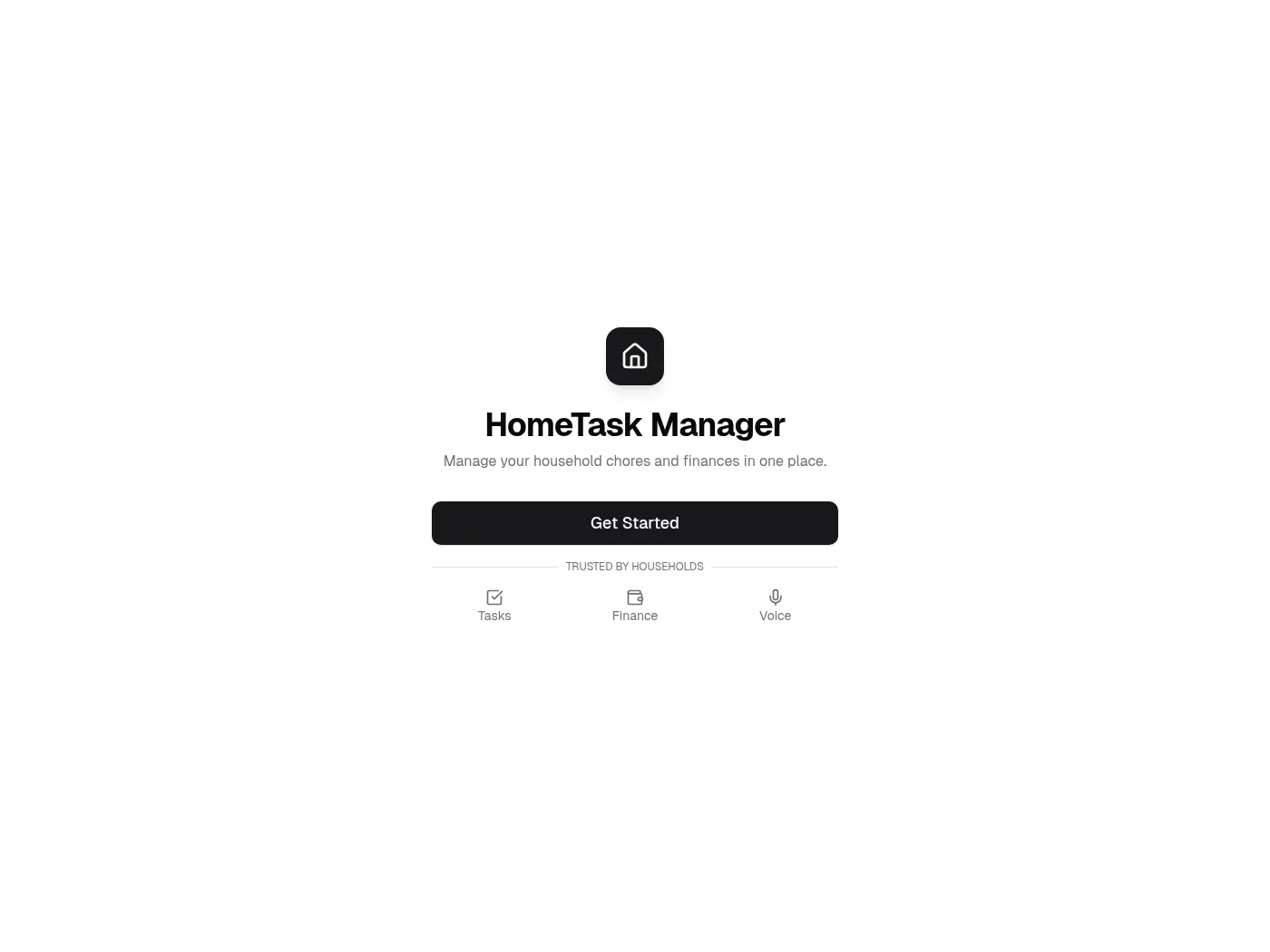 HomeTask Manager
