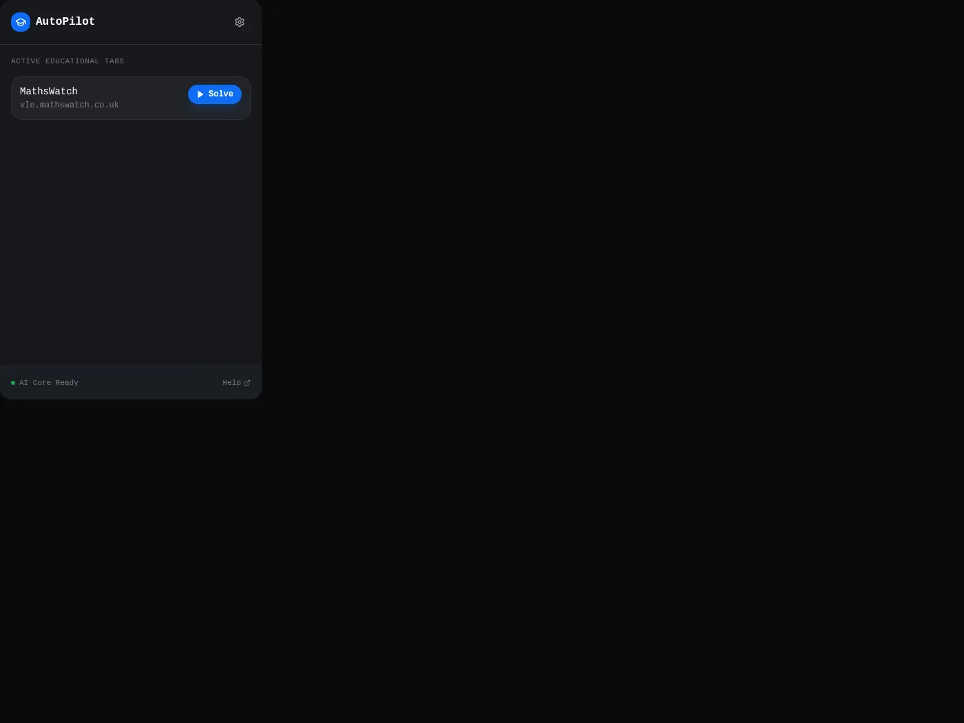 Homework AutoPilot Extension