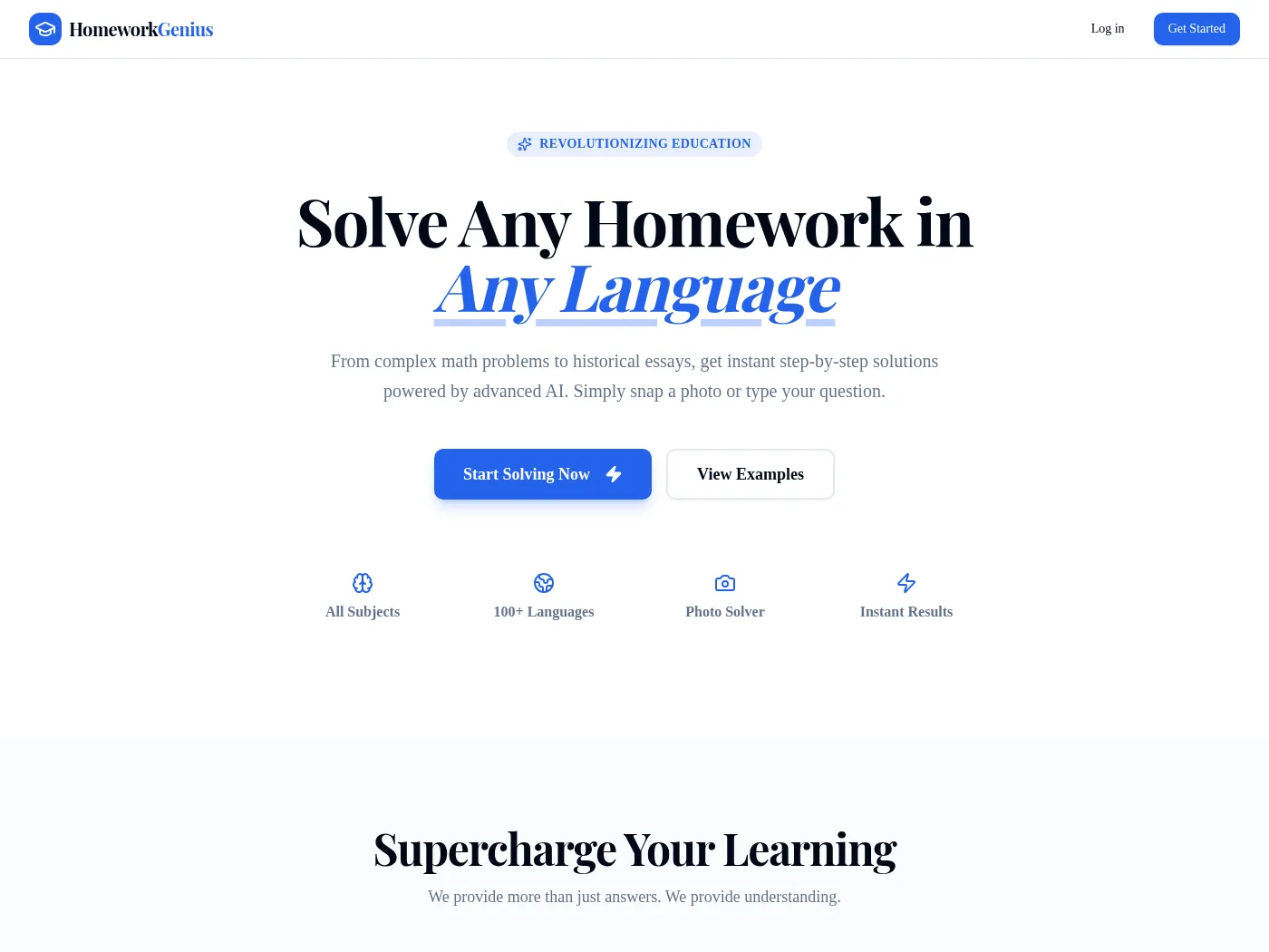 Homework Genius AI