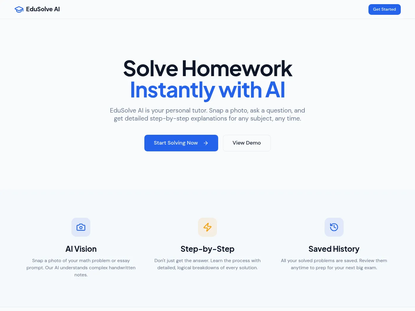 Homework Helper App