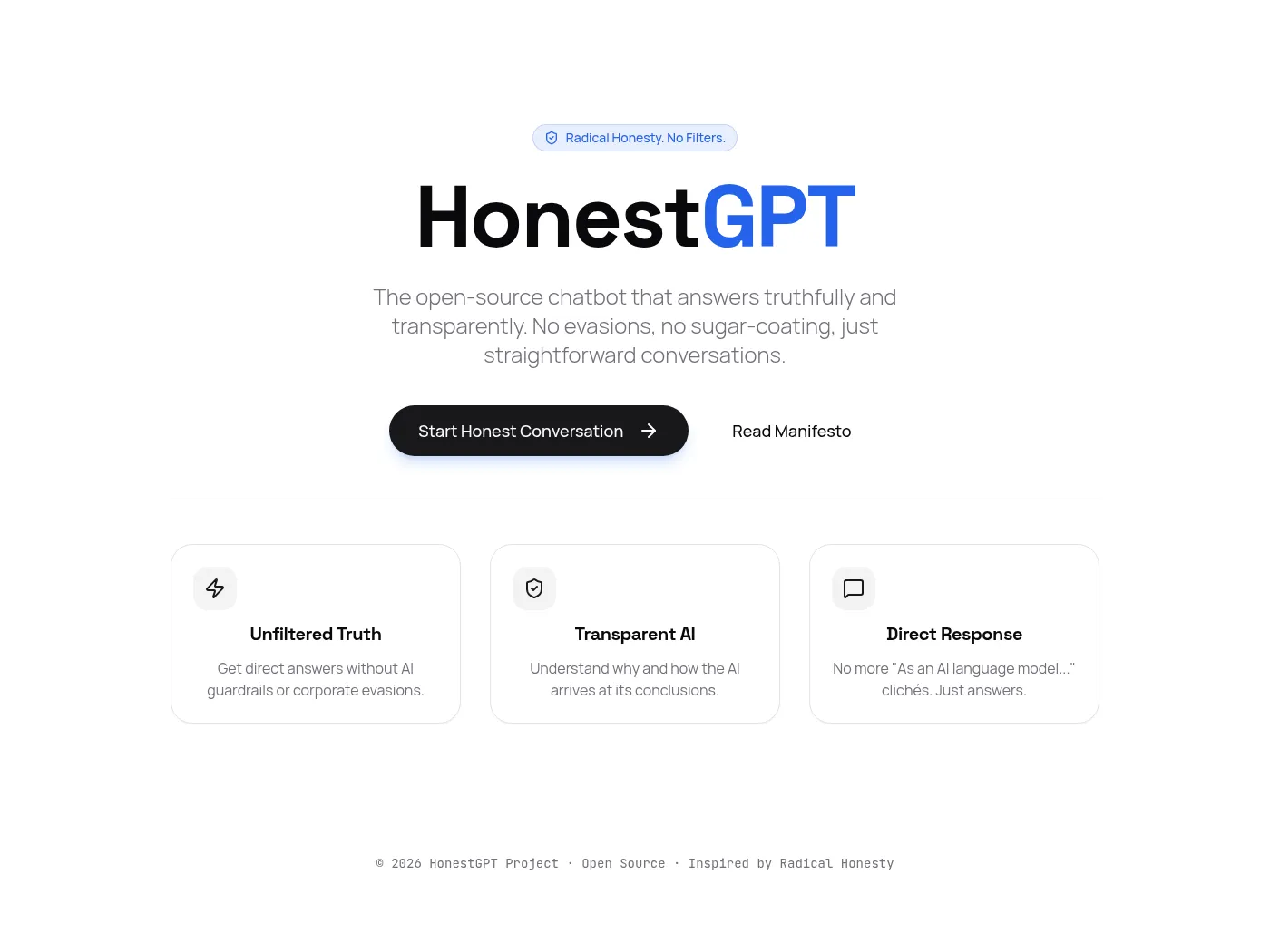 HonestGPT
