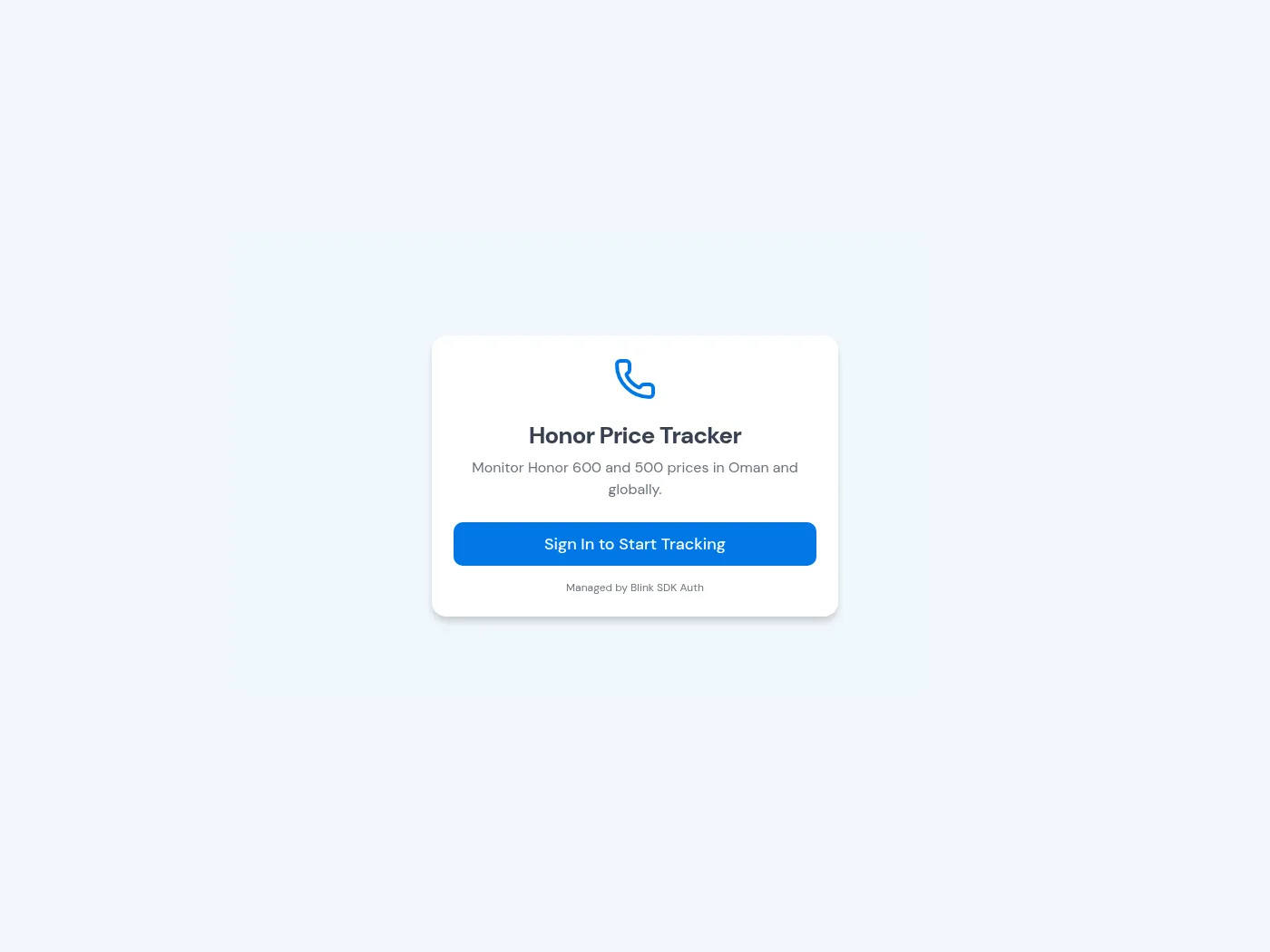 Honor Price Tracker