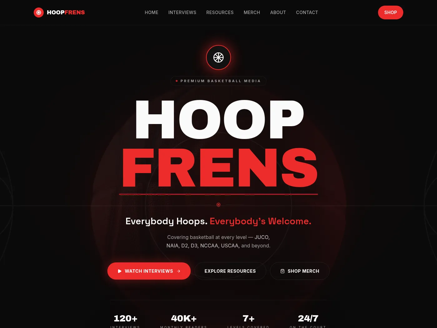 Hoop Frens Media Hub